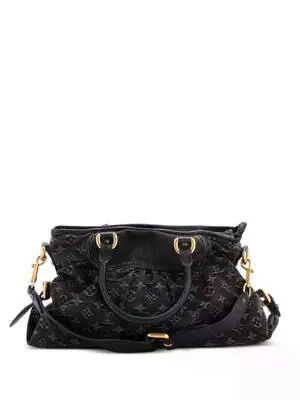 LOUIS VUITTON Monogram Denim Neo Cabby Mm Tote Bag - Black