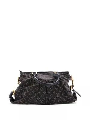 LOUIS VUITTON Monogram Denim Neo Cabby Mm Tote Bag - Black