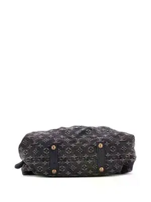 LOUIS VUITTON Monogram Denim Neo Cabby Mm Tote Bag - Black