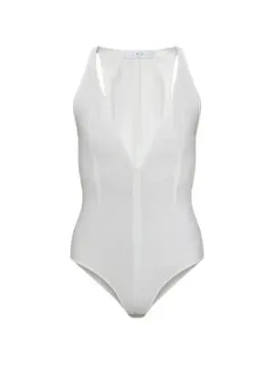 IRO PARIS Abysse Plunge-neck Bodysuit