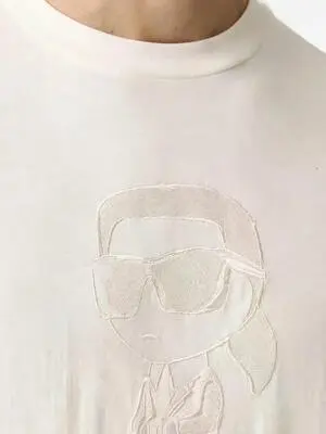 Karl Lagerfeld Ikonik-embroidered T-shirt