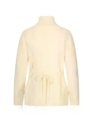 P.a.r.o.s.h Feather-trim Roll-neck Sweater