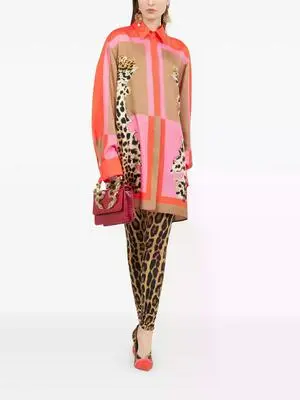 Roberto Cavalli Leopard-print Leggings