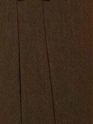Alberta Ferretti Pleated Belt-loops Trousers