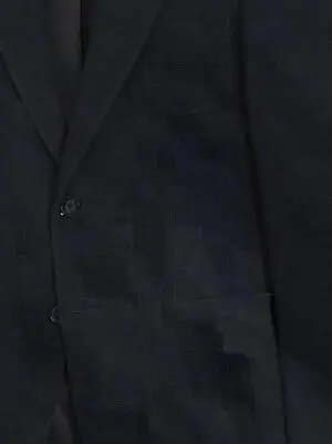 BOSS H-hutson Slim-fit Jacket In Washable Stretch Wool - Blue