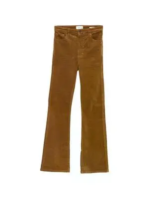 FRAME Corduroy Flared Trousers - Brown