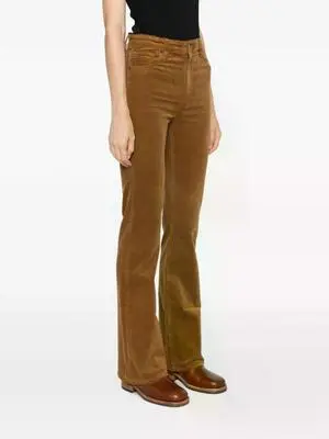 FRAME Corduroy Flared Trousers - Brown