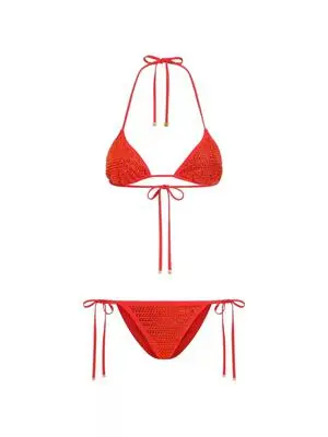 Dolce & Gabbana Sliding Triangle Bikini - Orange