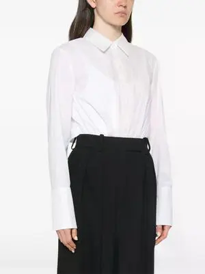 Patrizia Pepe Poplin Bodysuit Shirt