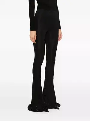 Patrizia Pepe Rhinestone-embellished Flared Trousers