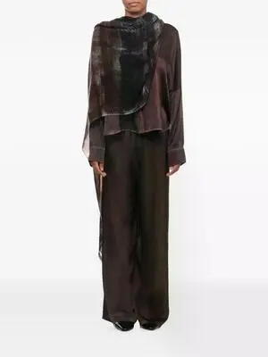 Avant Toi Elastic-waist Wide-leg Trousers