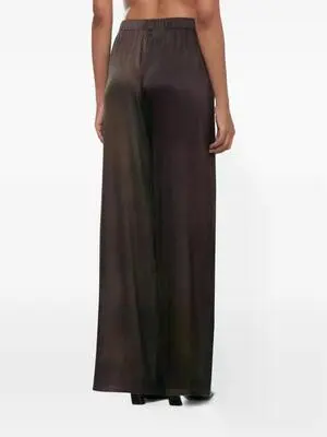 Avant Toi Elastic-waist Wide-leg Trousers
