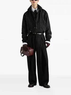 Dolce & Gabbana Virgin Wool Gabardine Trousers