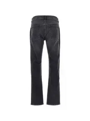 7 For All Mankind Straight-leg Jeans - Black