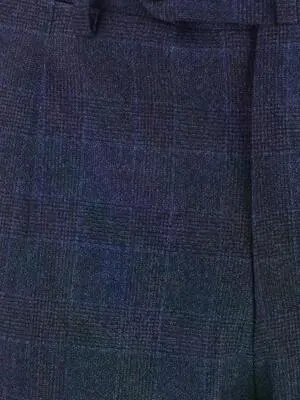 GERMANO 1952 Checked Straight-leg Trousers - Blue
