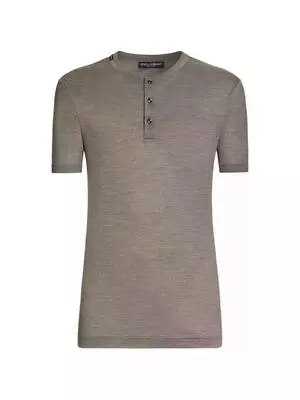 Dolce & Gabbana Silk Serafino T-shirt