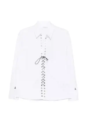 Patrizia Pepe Curved Hem Shirts For Women
