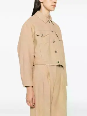 Patrizia Pepe Micro-bouclé Cropped Jacket