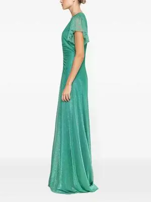 NISSA Crystal-detail Maxi Dress - Green