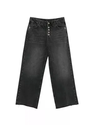 Patrizia Pepe Washed Raw-cut Jeans - Grey