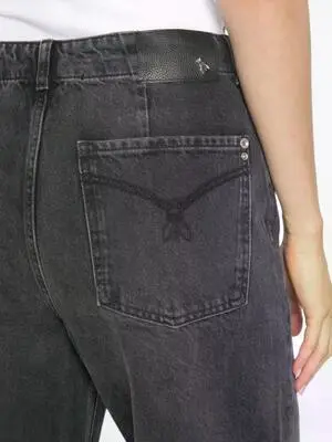 Patrizia Pepe Washed Raw-cut Jeans