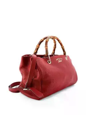 Gucci Bamboo Shopper Leather Medium Tote Bag