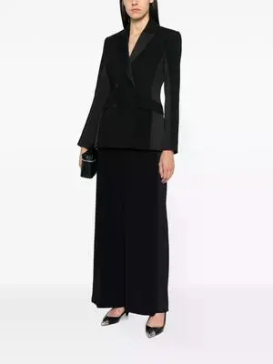 Patrizia Pepe Double-breasted Crepe Blazer