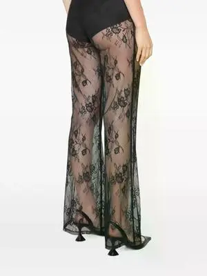 Patrizia Pepe Flared Lace Trousers