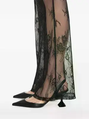 Patrizia Pepe Flared Lace Trousers