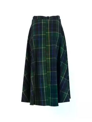 AL DUCA D’AOSTA 1902 Checked-pattern Maxi Shirt - Green