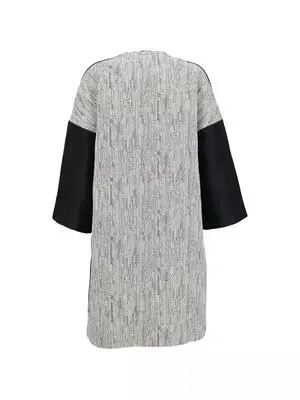 Fendi V-neck Floral-print Coat