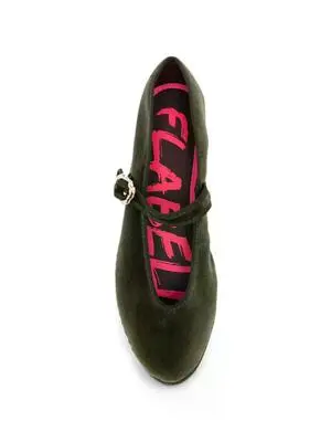 FLABELUS Pierre Velvet Ballet Flats