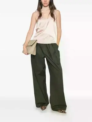 Patrizia Pepe Sleeveless Satin Tank Top - Pink