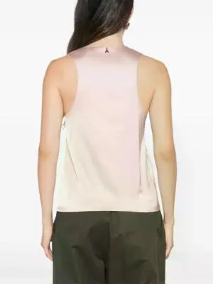 Patrizia Pepe Sleeveless Satin Tank Top - Pink