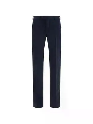GERMANO 1952 Corduroy-texture Tailored Trousers - Blue