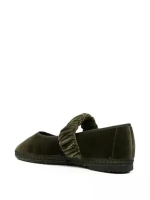 FLABELUS Mafalda Velvet Ballet Flats