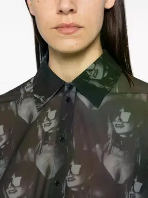 Patrizia Pepe Patrizia-print Draped Dress