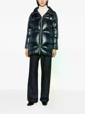 Herno Zip-up Padded Coat - Blue