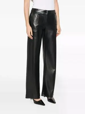 Patrizia Pepe Coated Straight-leg Trousers