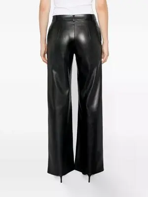 Patrizia Pepe Coated Straight-leg Trousers