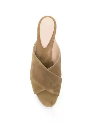 Le Monde Beryl Luca Crossover Suede Sandals