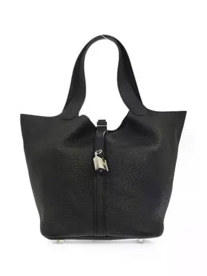 Hermès 2017 Mm Picotin Lock 22 Tote Bag - Black