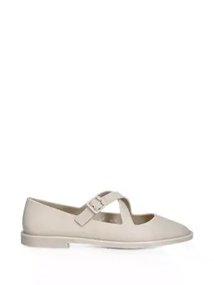 Melissa Buckle-fastening Crossover-strap Ballet Flats