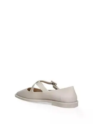 Melissa Buckle-fastening Crossover-strap Ballet Flats
