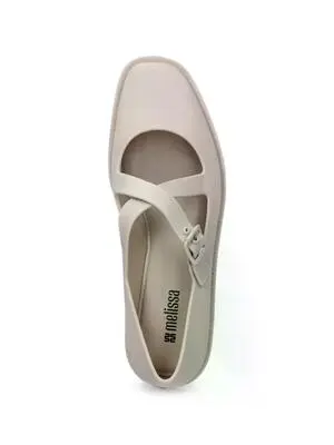 Melissa Buckle-fastening Crossover-strap Ballet Flats