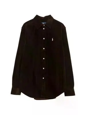 Polo Ralph Lauren Corduroy Embroidered Logo Shirt - Brown