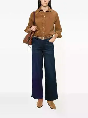 Polo Ralph Lauren Corduroy Embroidered Pony Shirt - Brown