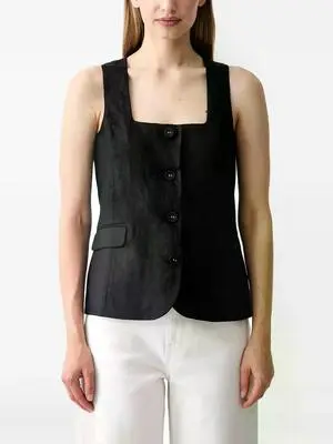 PEDRO DEL HIERRO Button-up Blouse - Black