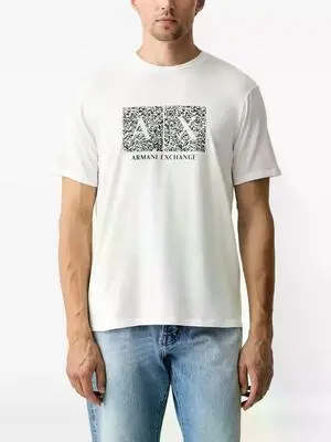 Armani Exchange Logo-print Short-sleeve T-shirt - White