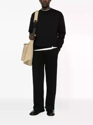 WOC Logo-patch Sweatshirt - Black